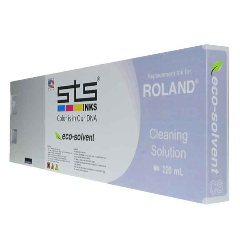 Roland Eco Solvent Cleaning Solution Cartridge - 220ml