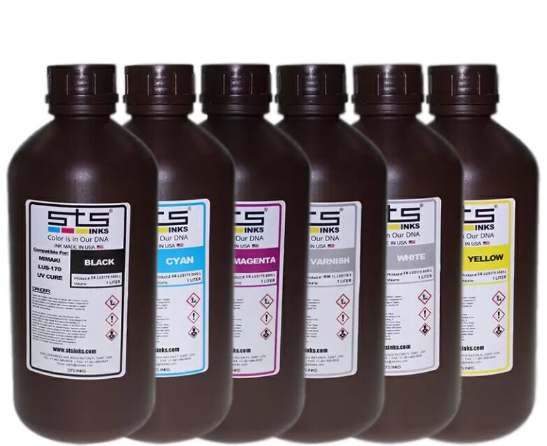 Replacement Ink for Mimaki LUS-170 UV Curable 1 Liter - STS Inks