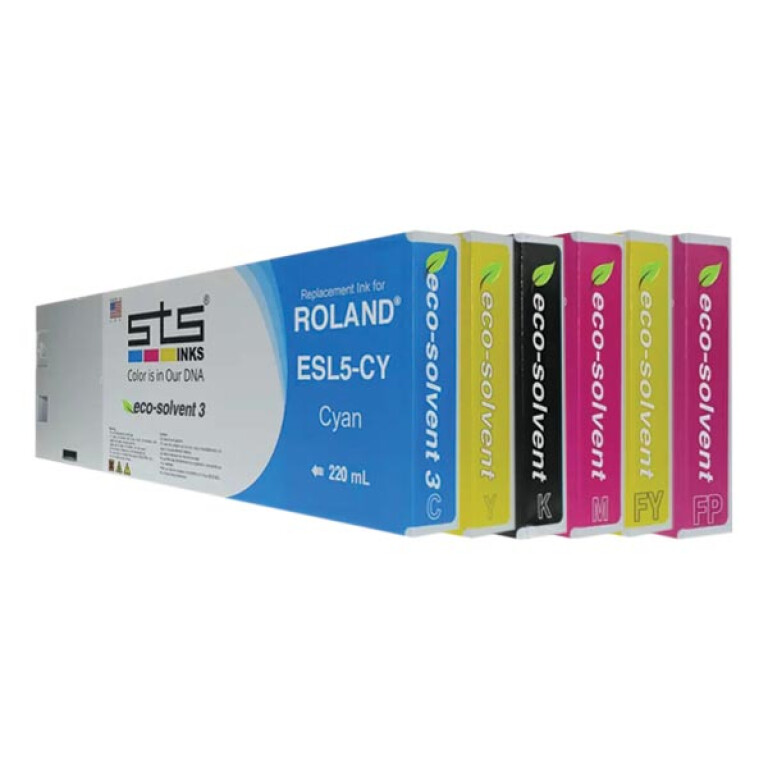 Roland Eco-Sol Max 3 Ink Replacement Cartridges | STS Inks